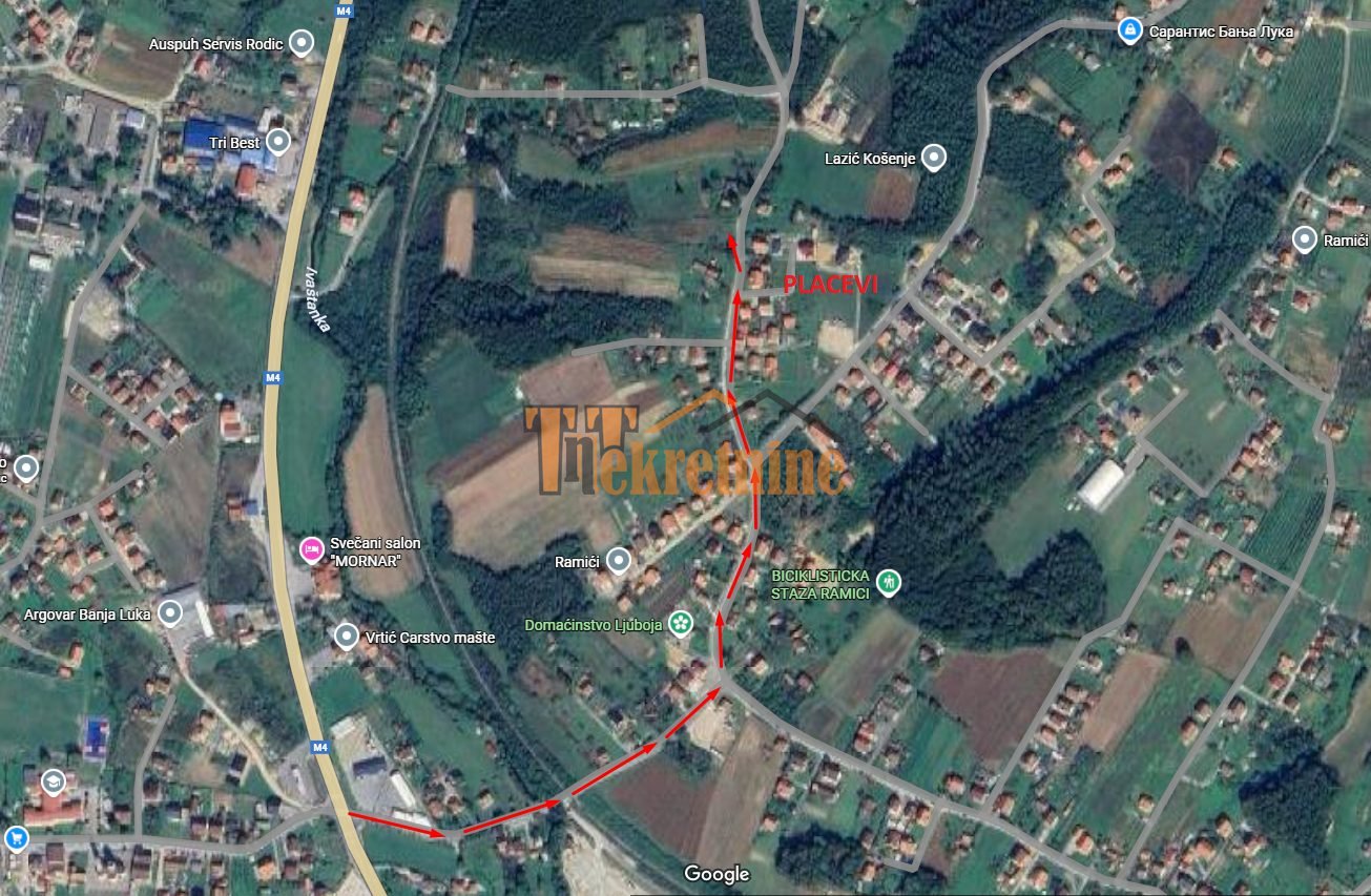 Prodaju se placevi od 1006 m2 do 1273 m2 – Ramići – TnT Nekretnine